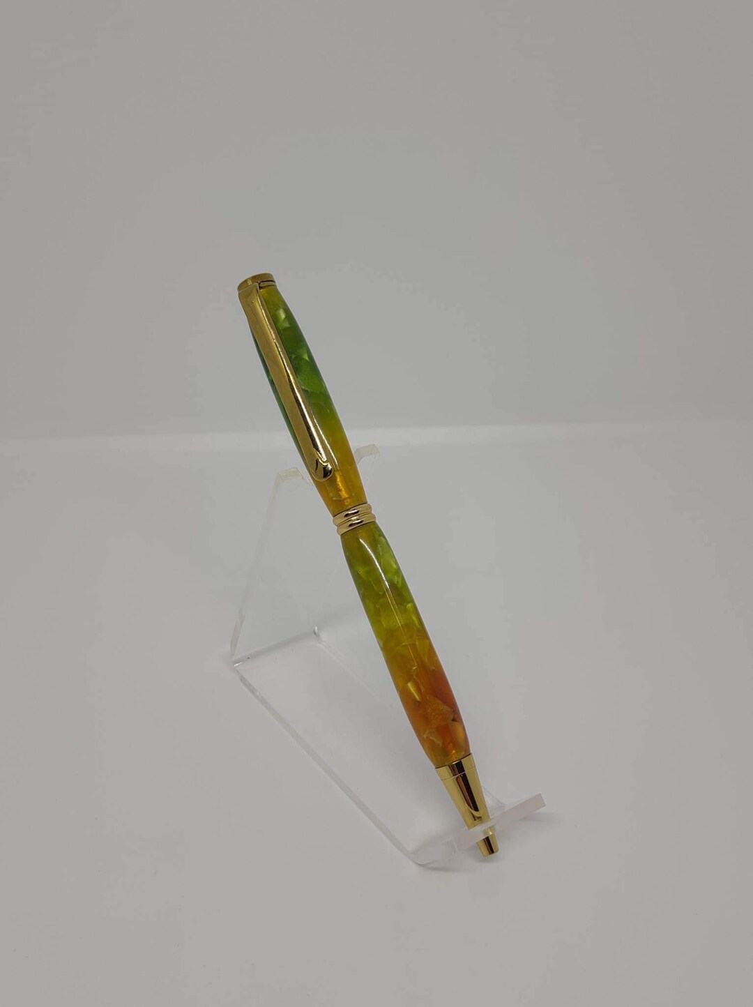 Crushed Stained Glass Slimline Pen - Etsy