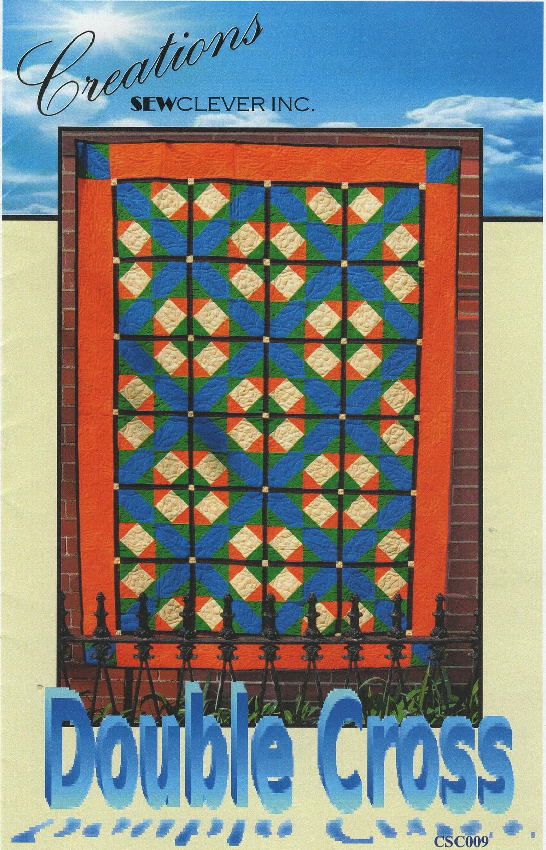 Rita Fishel Quilt Pattern Double Cross Quilt Pattern Kids Size 44 X 64 ...