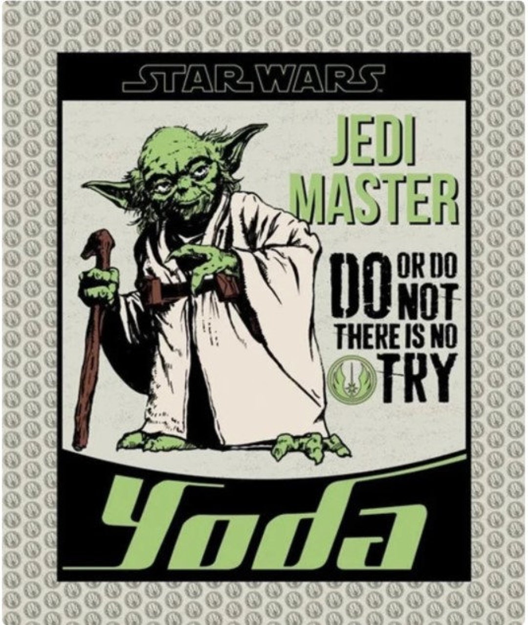 Star Wars Yoda Fabric Panel Full Yard 44 X 36 ships Worldwide - Etsy