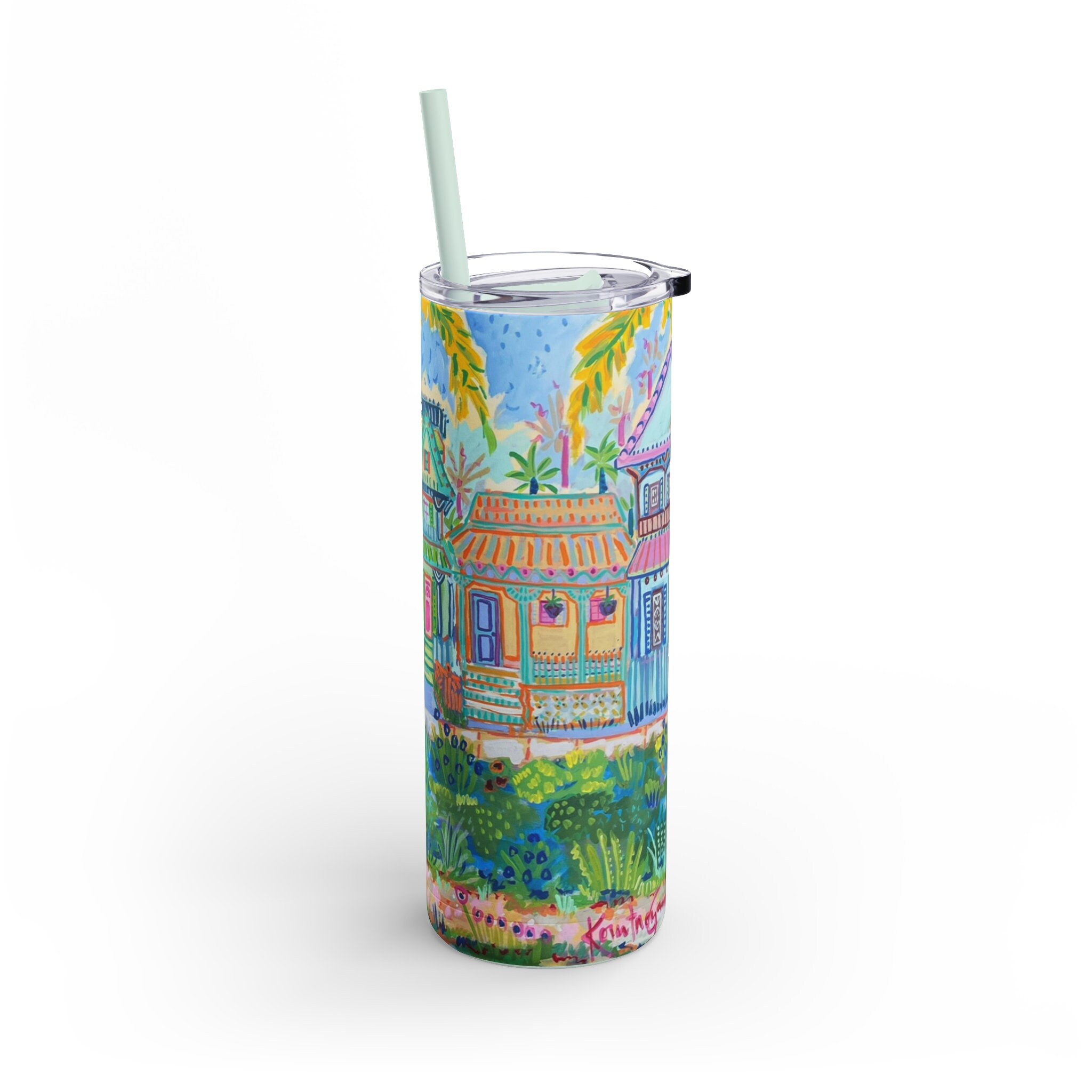 The Keys Skinny Matte Tumbler, 20oz - Etsy