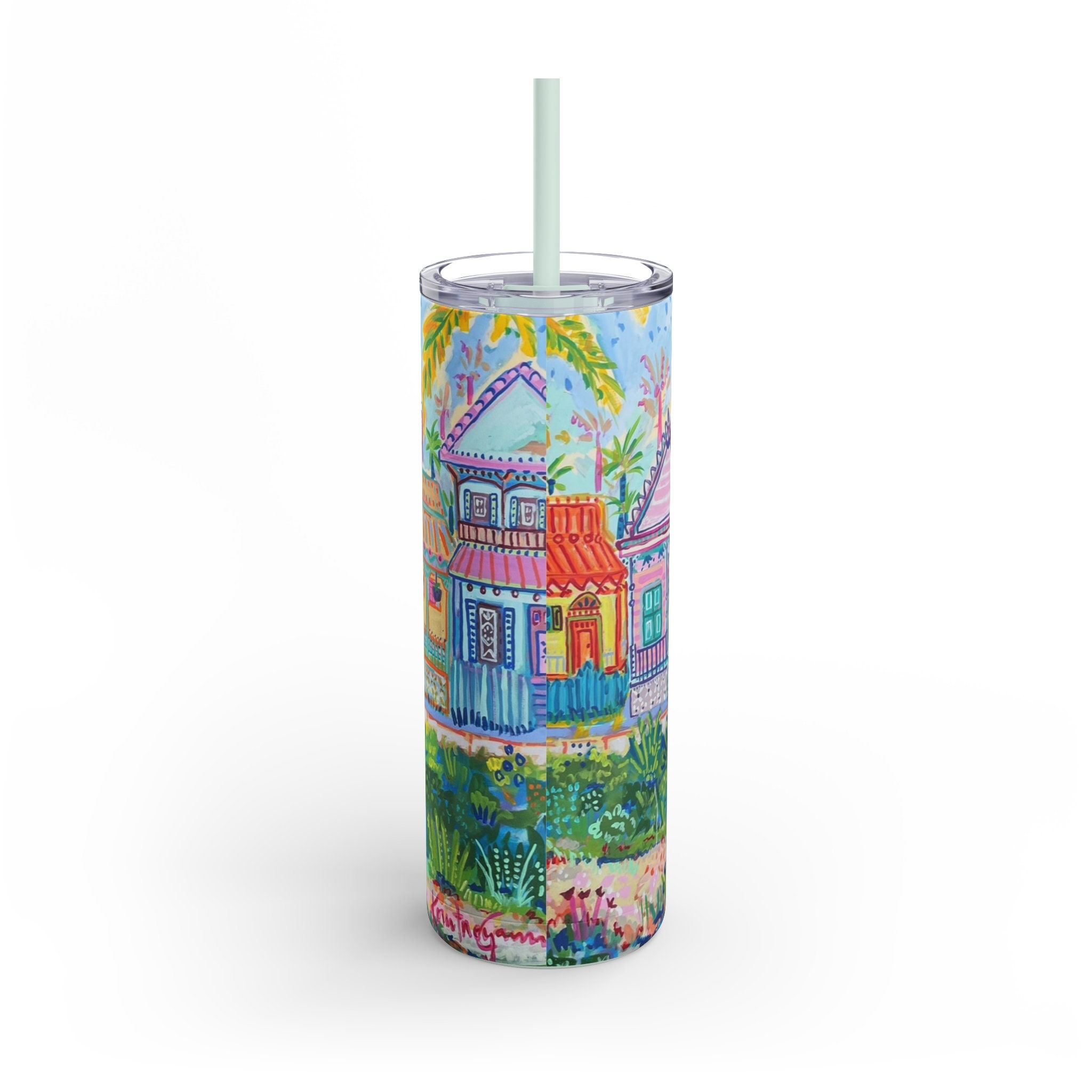 The Keys Skinny Matte Tumbler, 20oz - Etsy