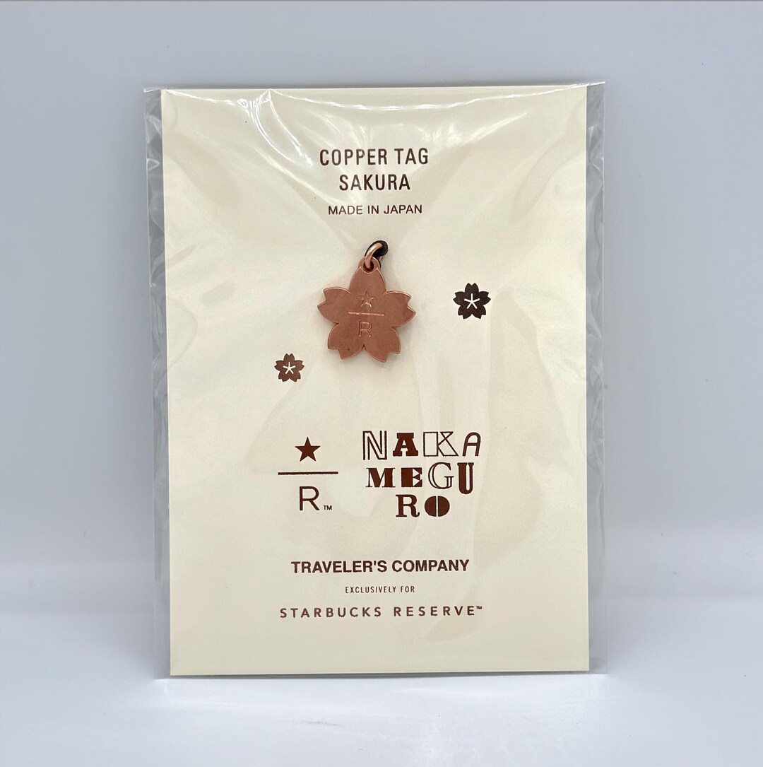 Starbucks Reserve Copper Tag, Sakura Flower Charm - Etsy