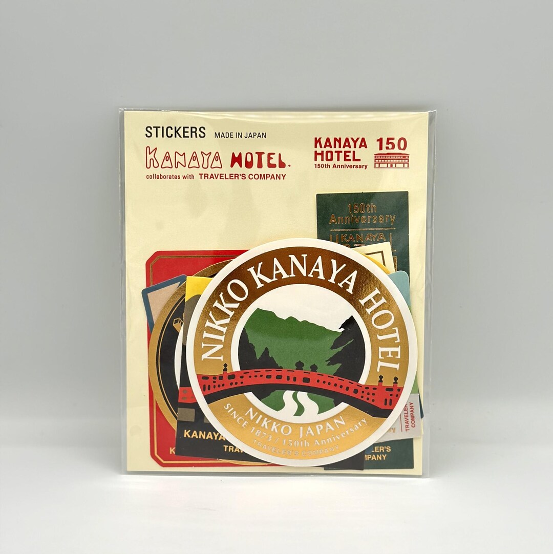 Traveler's Company Nikko Kanaya Hotel Limited Edition Stickers, Kanaya ...