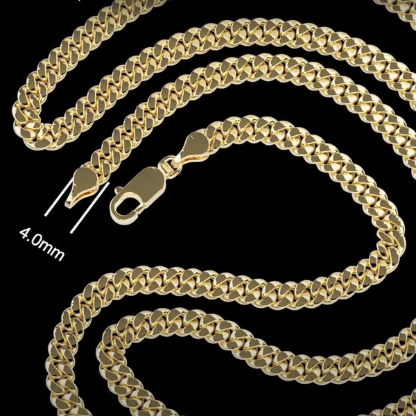 24k Gold Necklace - Etsy