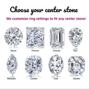 Cluster Halo Diamond Ring Setting | Platinum Ring Setting | Custom Made ...