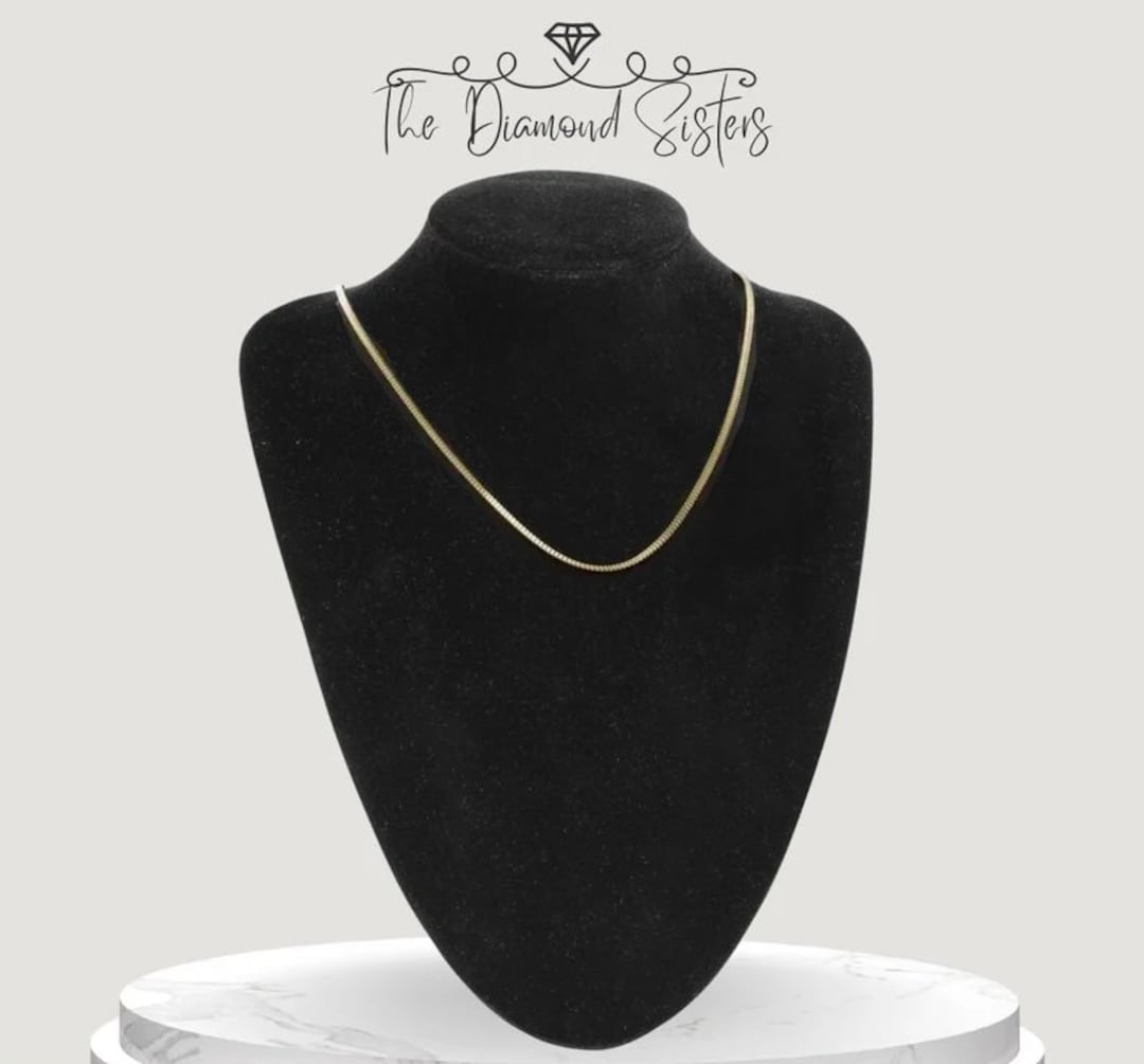 14K Solid Gold Miami Cuban Link Chain Necklace, 22inches, Authentic ...