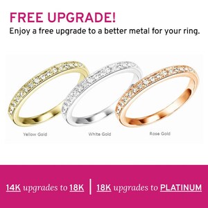 Mini Marquise-cut Real Diamond Ring Stackable in 14k White Gold Ring ...