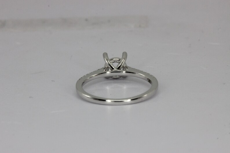 Cathedral Engagement Ring Setting custom Made Diamond Ring - Etsy