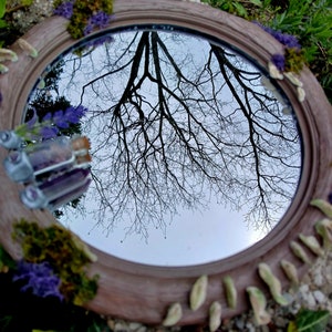 Magic Mirror, Cottagecore Mirror, Mushroomcore Mirror, Hand Sculpted ...