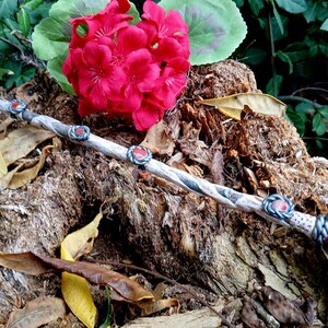 Magic Wand, Red Jasper Magic Wand, Hand Sculpted and Hand Painted Magic ...