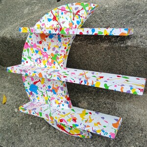 Moon Shelf, Shelf, Shelves, Splatter Moon Shelf, Rainbow Splatter Moon ...