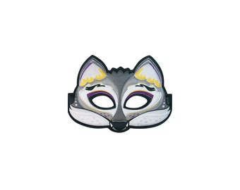 Kids Wolf Mask Costume - Etsy