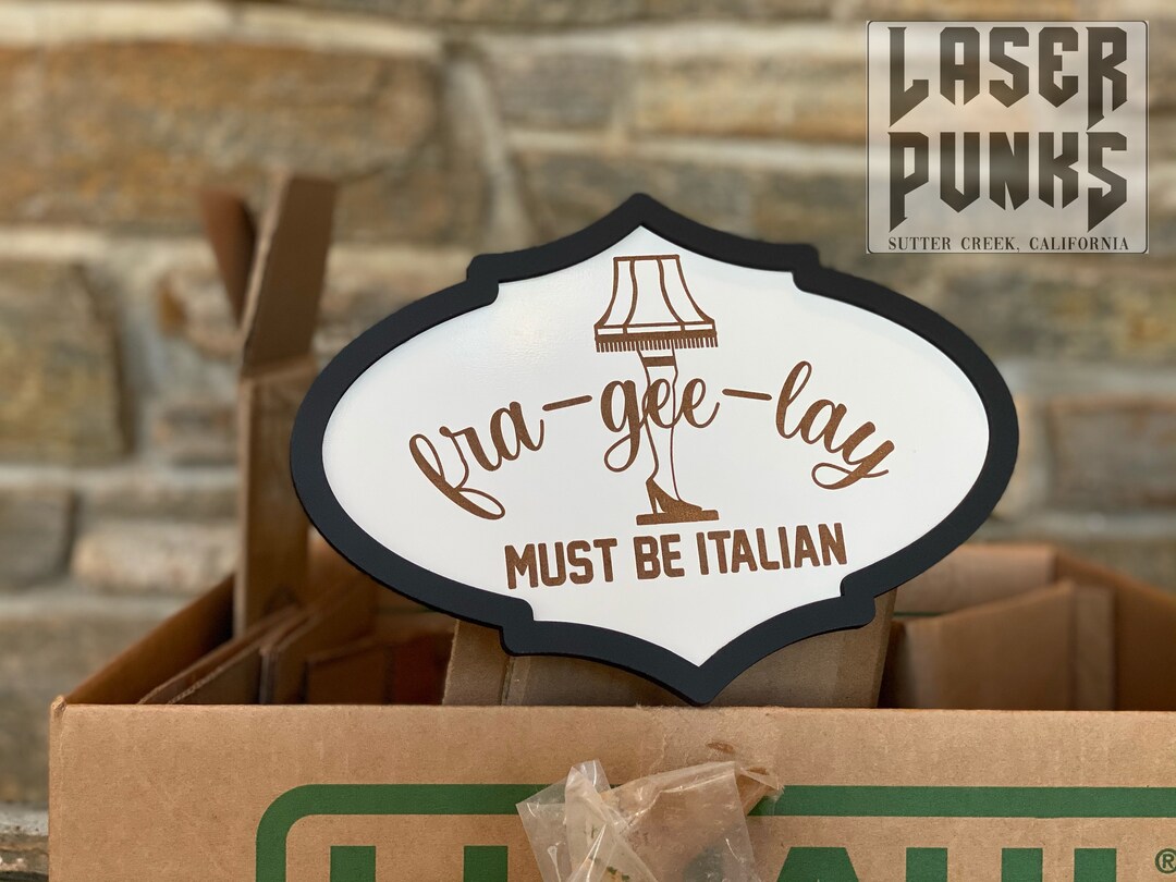 Fra Gee Lay SVG File | Glowforge Digital File Download | Fra-gee-lay 3D ...