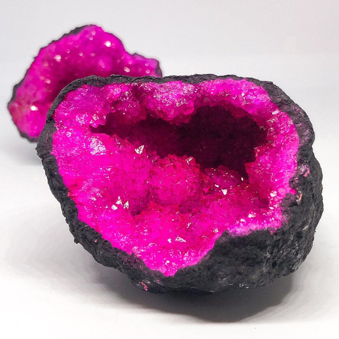 Pink Geode, Geode, Druzy Geode, Twin Geode, Crystals, Geode Crystal ...