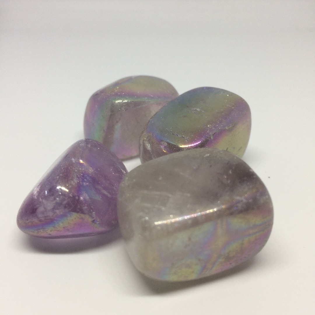 Aura Amethyst Tumble | Crystal Calm Meets Rainbow Magic for Peace ...
