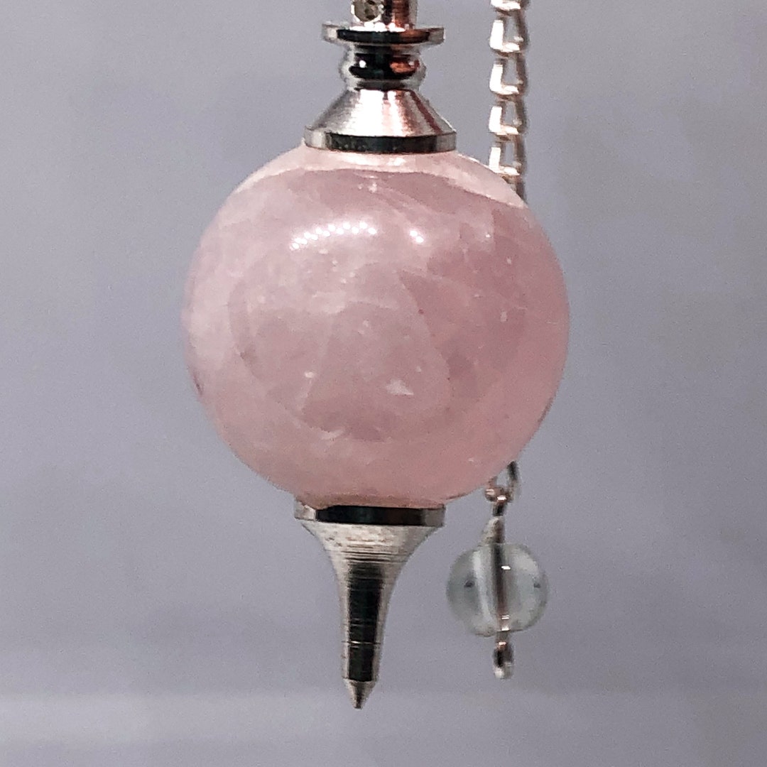 Rose Quartz Pendulum, Divination Tool, Australia, Dowsing Tool, Pendulums, Healing Crystals ...