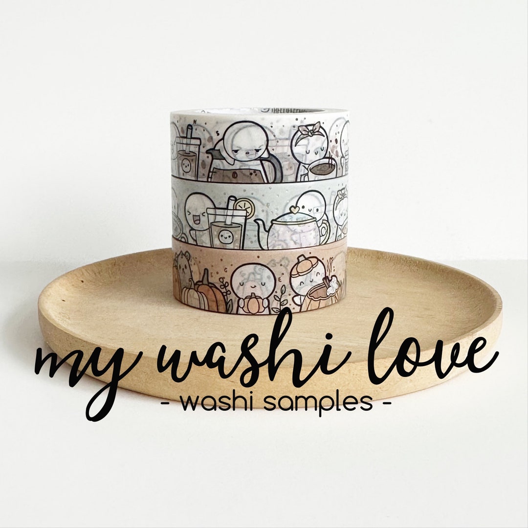 Washi Samples - TCMC Coffee Time V2 / Tea Time V2 / Pumpkin Patch (2023 ...