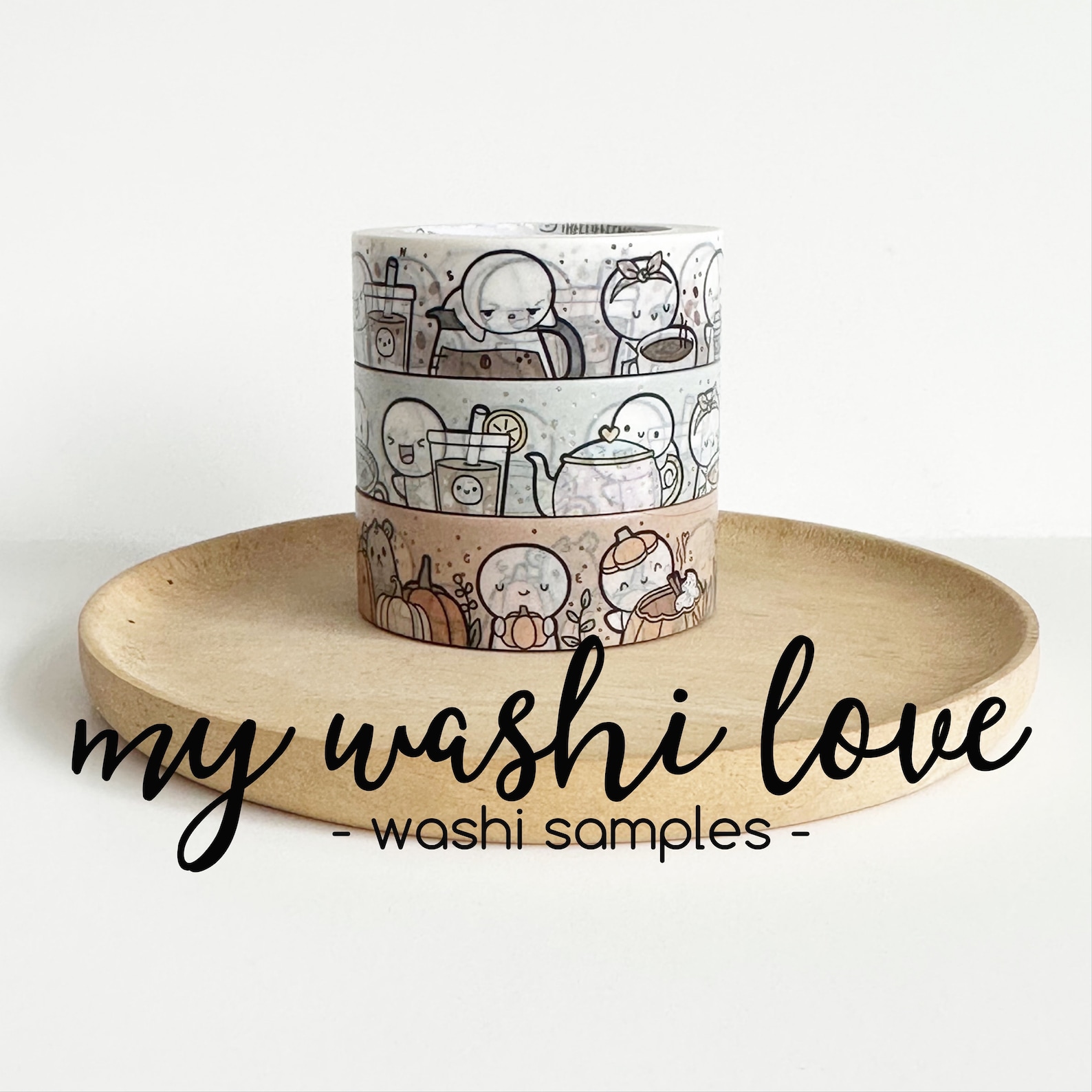 Washi Samples - TCMC Coffee Time V2 / Tea Time V2 / Pumpkin Patch (2023) - Etsy