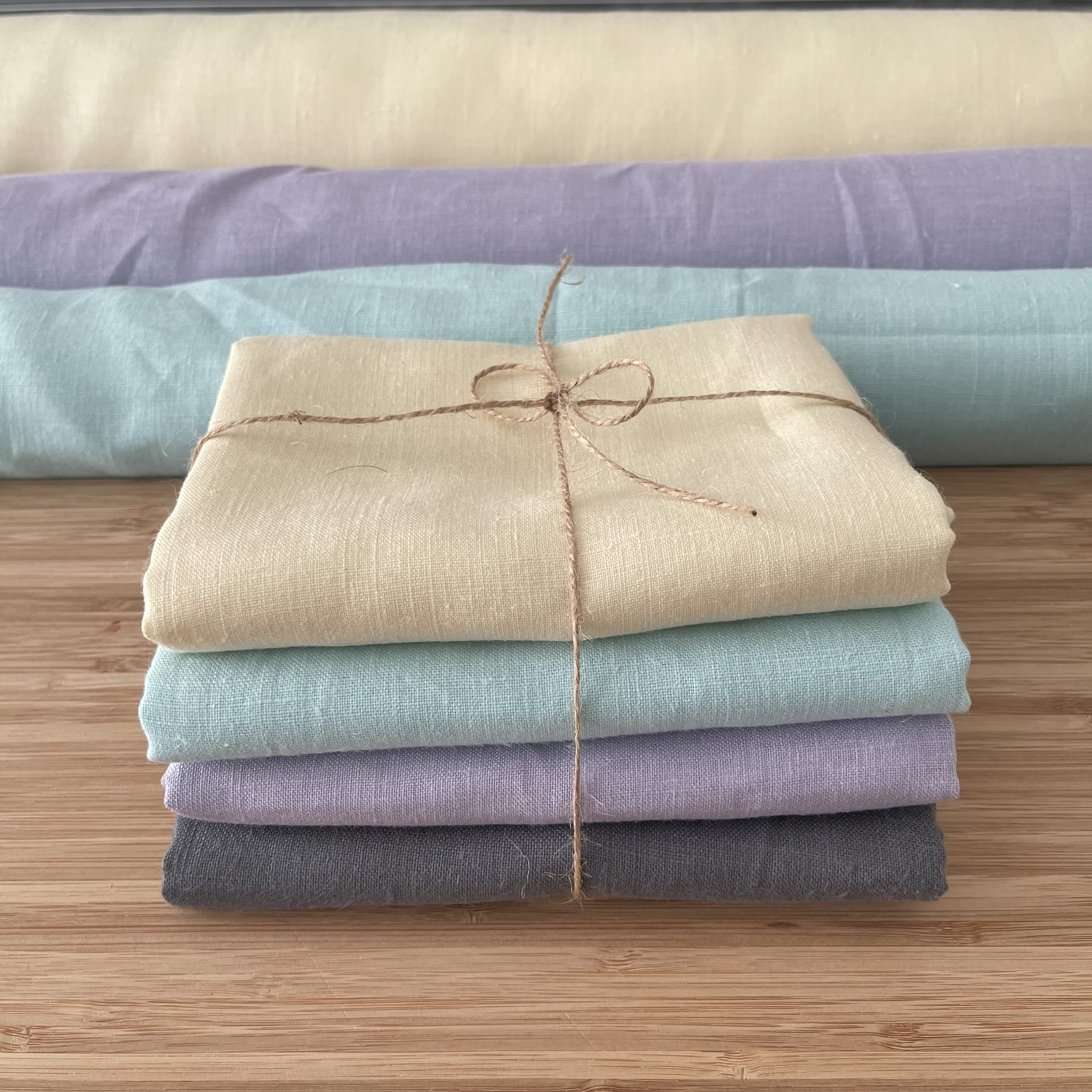 Lino 100% orgánico / natural eco / 60 / lavado / suave / | Etsy