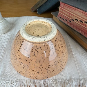 6 Handmade Noodle Bowl, 20 Oz, Tan Speckle, Stoneware Pottery - Etsy