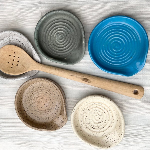 Spoon Rest Pottery - Etsy