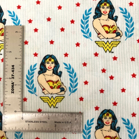 Wonder Woman Quilt Cotton Fabric | Etsy