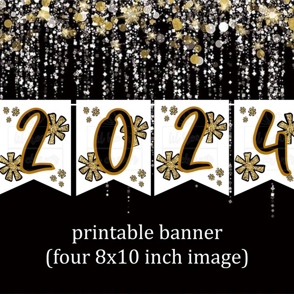 New Years Garland - Etsy