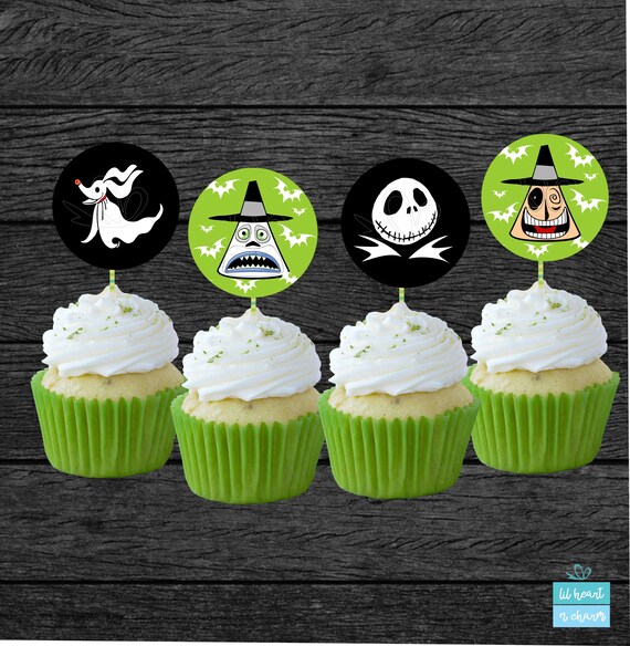 Inspired Nightmare Before Christmas Tags/labels Instant | Etsy