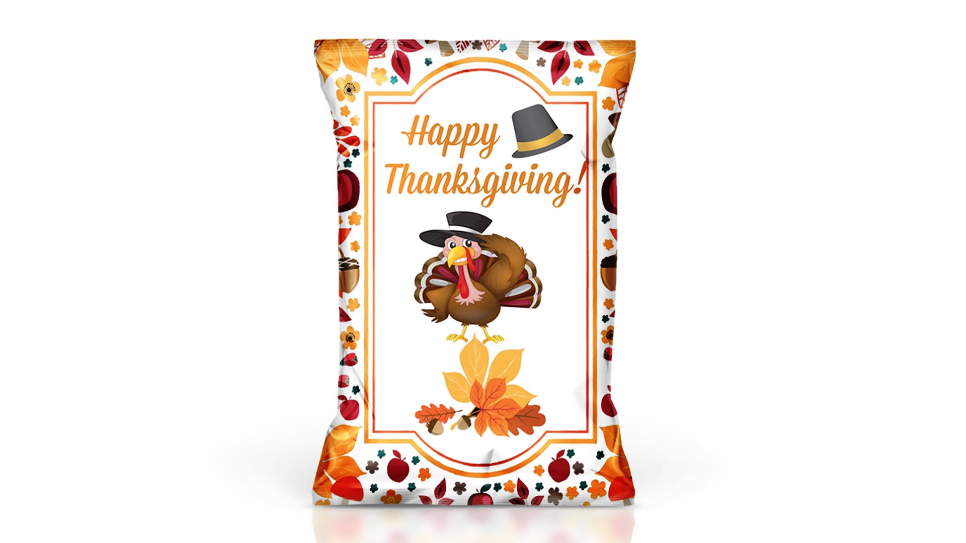 Thanksgiving Chip Bag, Party Favor - Etsy
