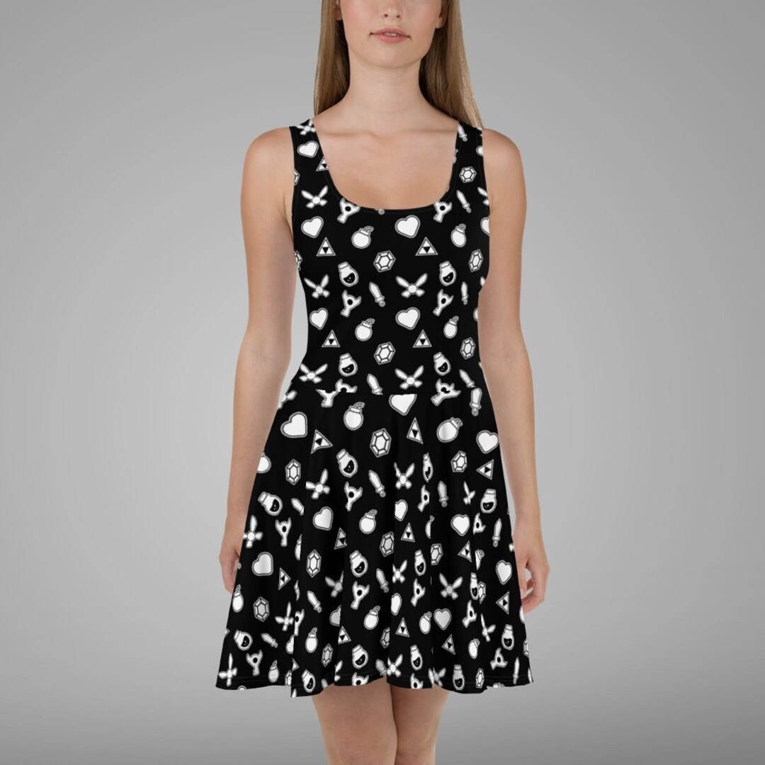 All Over LOZ Icons - Dress, Tank Top, T-shirt, Video Game, Retro ...