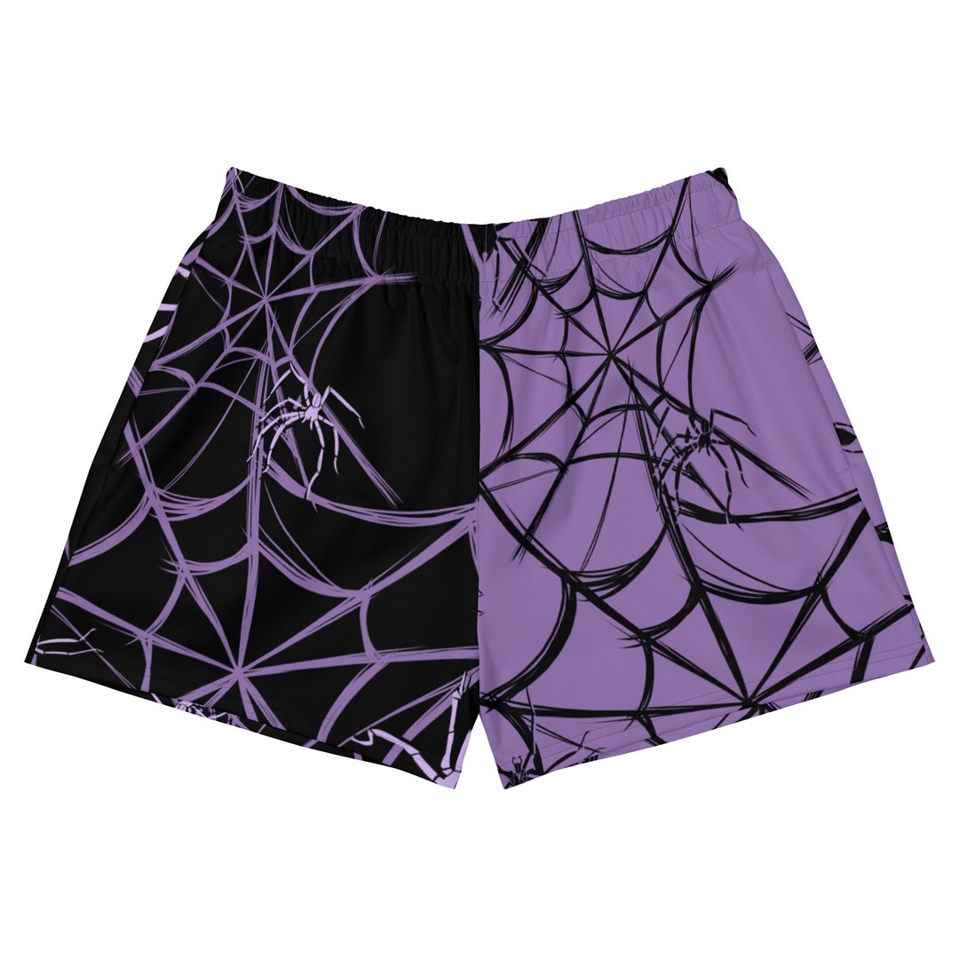 Spider Shorts - Shorts, All Over, Summer, Black, Halloween, Spooky ...