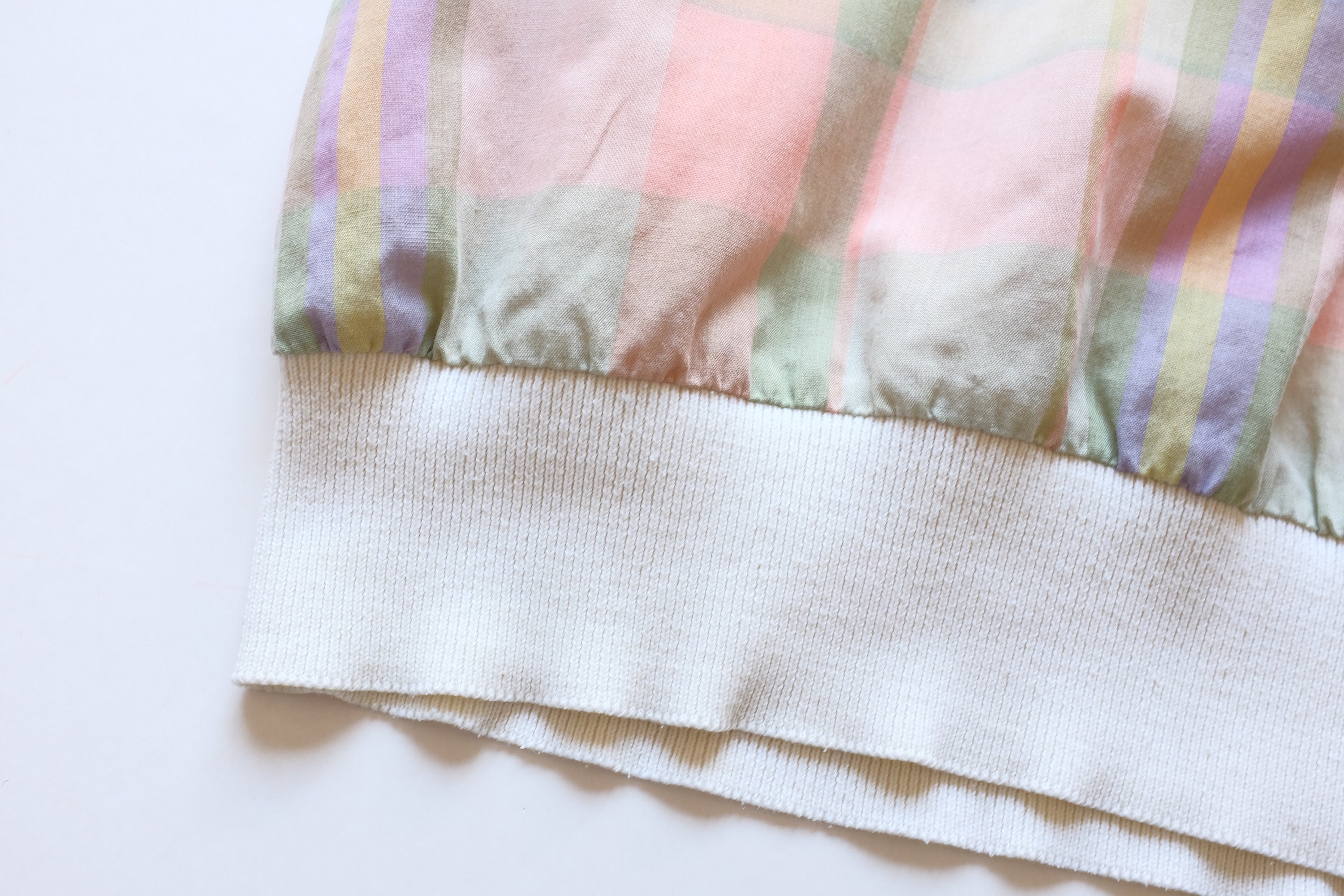 Vintage Checkered Polo Shirt in Pastel Shades of - Etsy