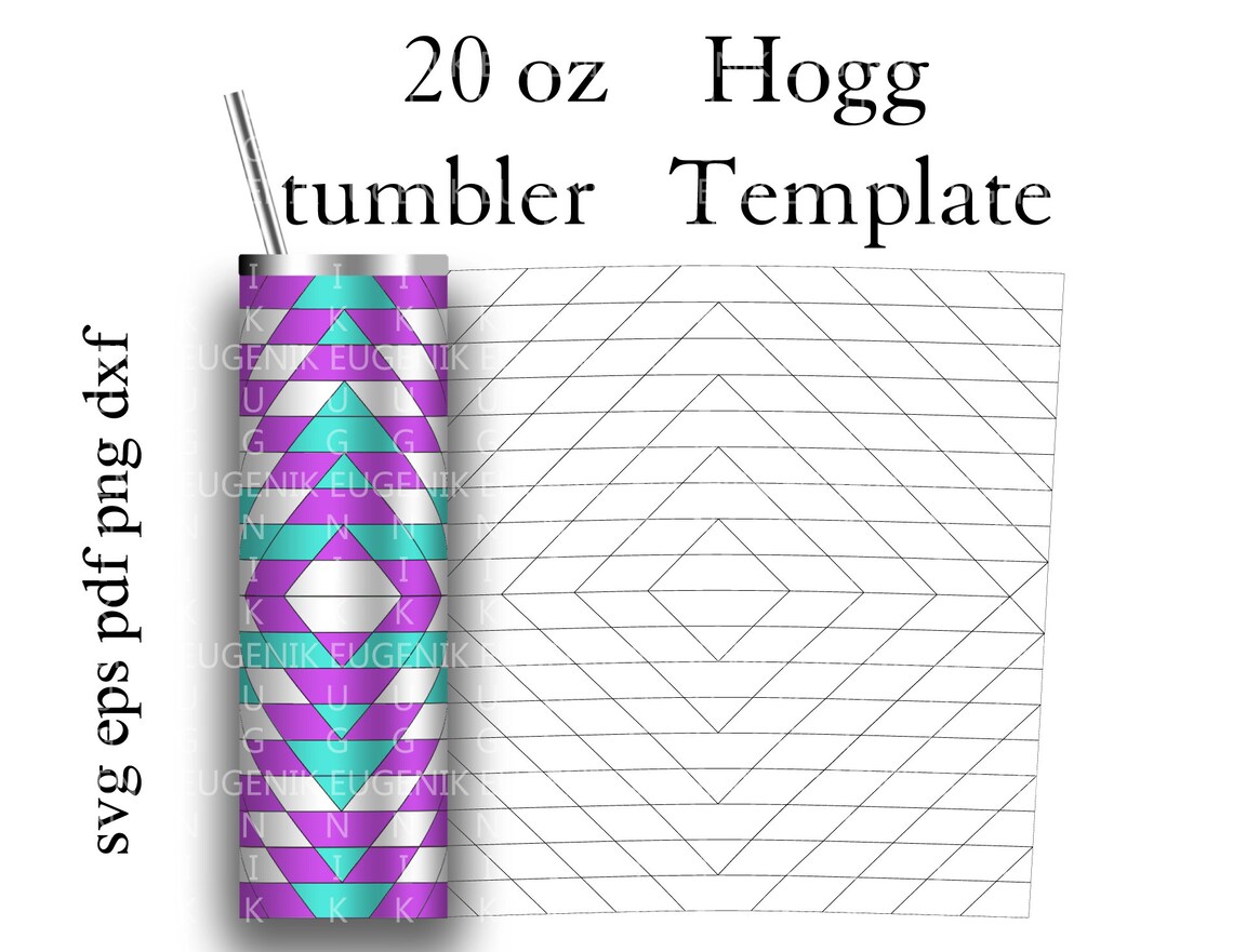 20 Oz Tumbler Template Svg