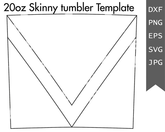 Skinny V split Tumbler Template SVG V split Pattern Template Etsy Skinny V split Tumbler Template SVG V split Pattern Template Etsy
