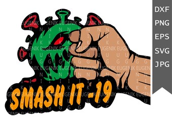 Smash Punch Svg | Etsy