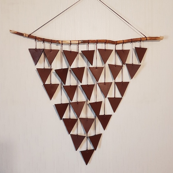 Leather Wall Hanging - Etsy