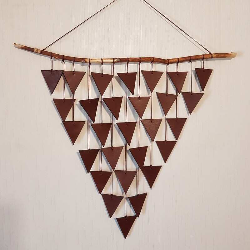 Leather Wall Hanging - Etsy