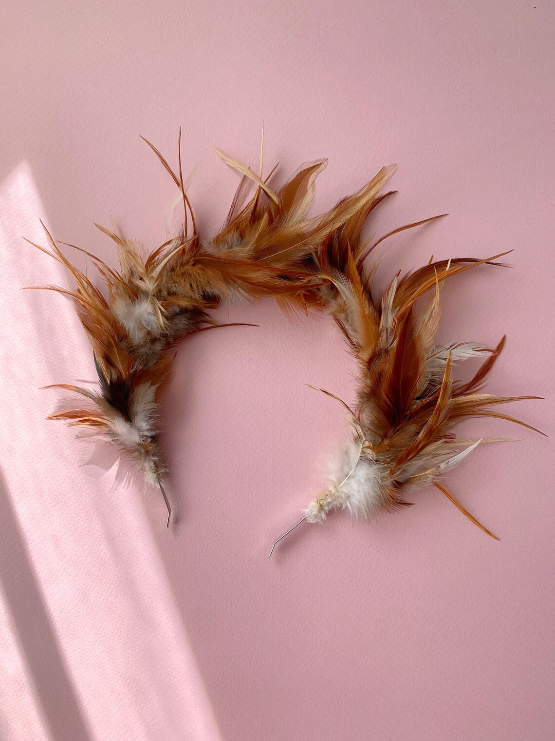 Boho Headband Feather Crown Boho Wedding Crown Wild Feather | Etsy