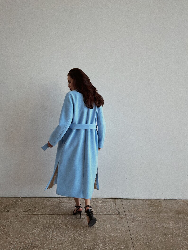 Blue Coat Women Blue Coat Long Blue Coat Women Long Coat - Etsy