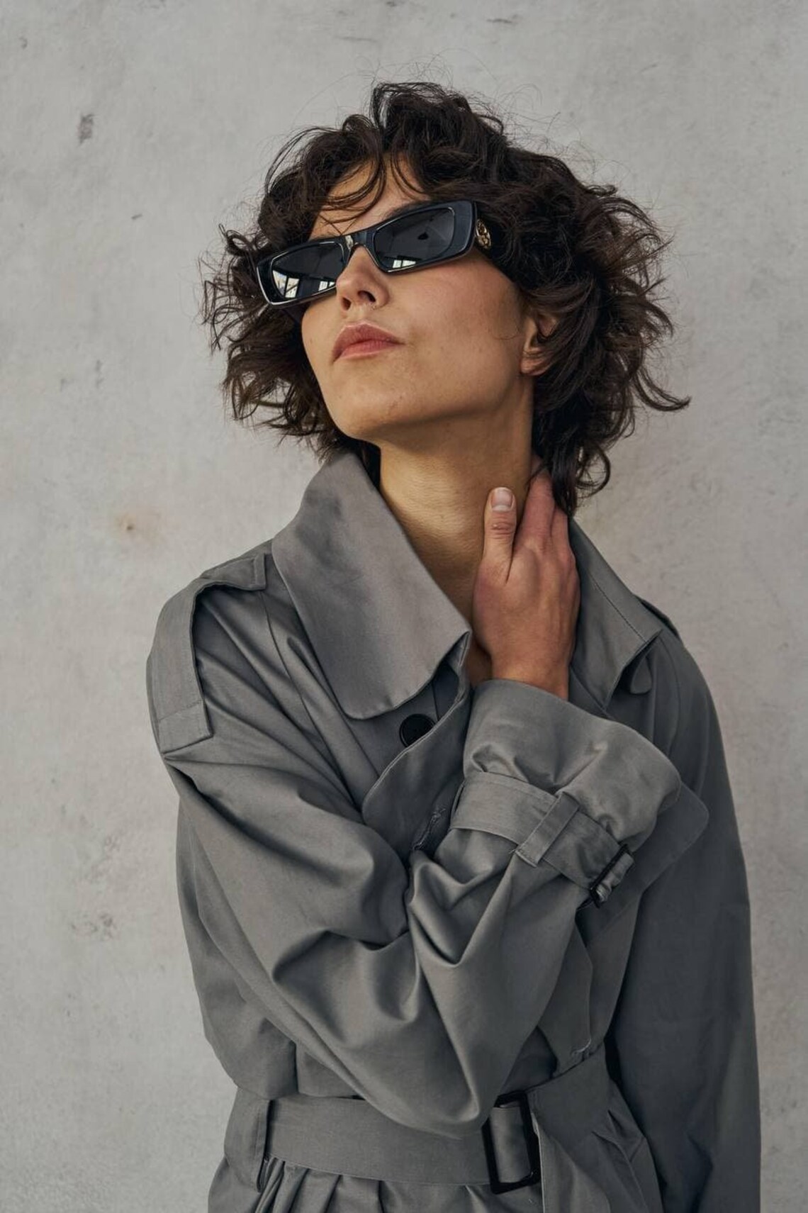 Grey Trench Dark Grey Trench Women Long Women Trench Coat - Etsy