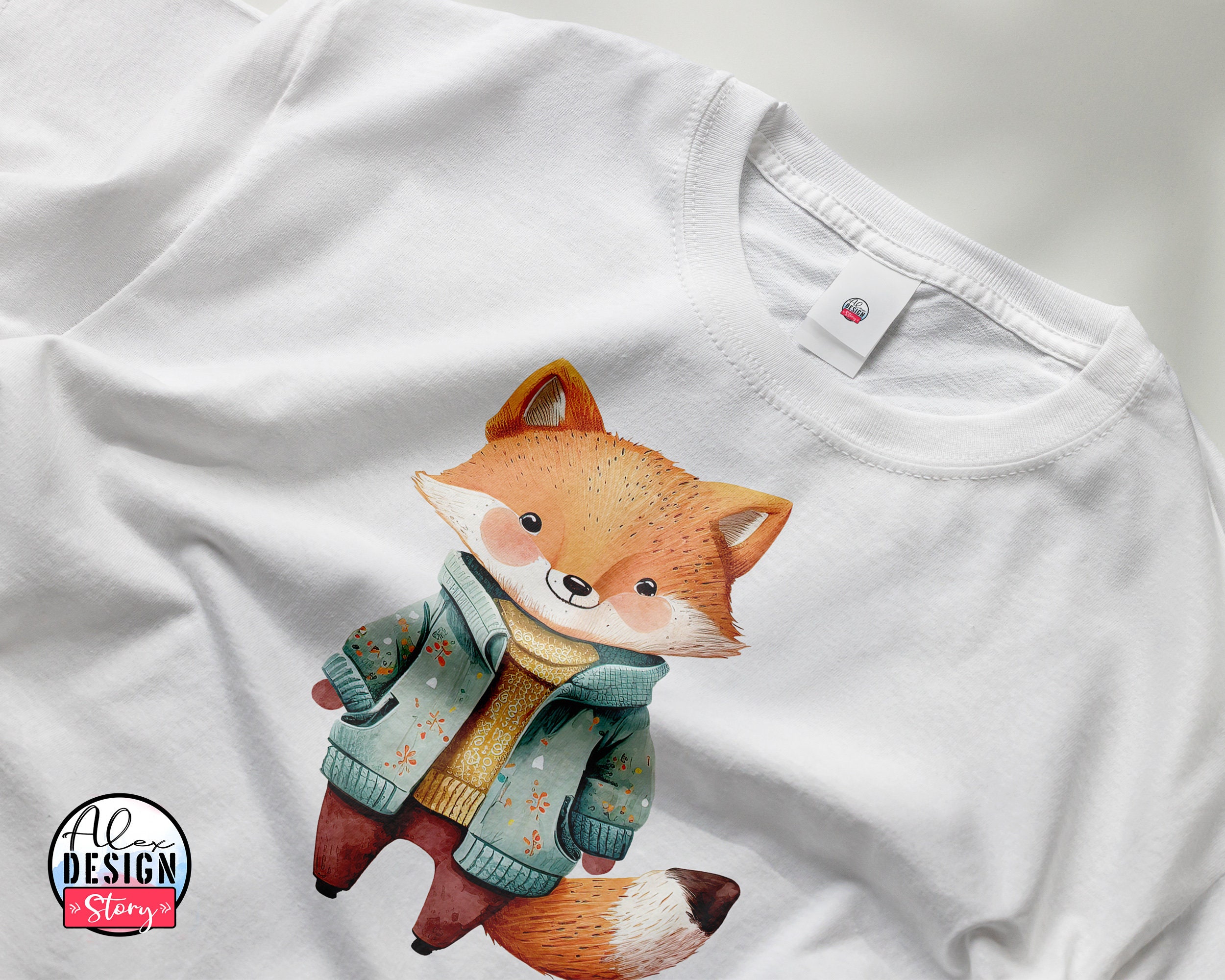 Cute Fox Clipart Printable Fox Art, Woodland Fox Png, Cute Printable ...