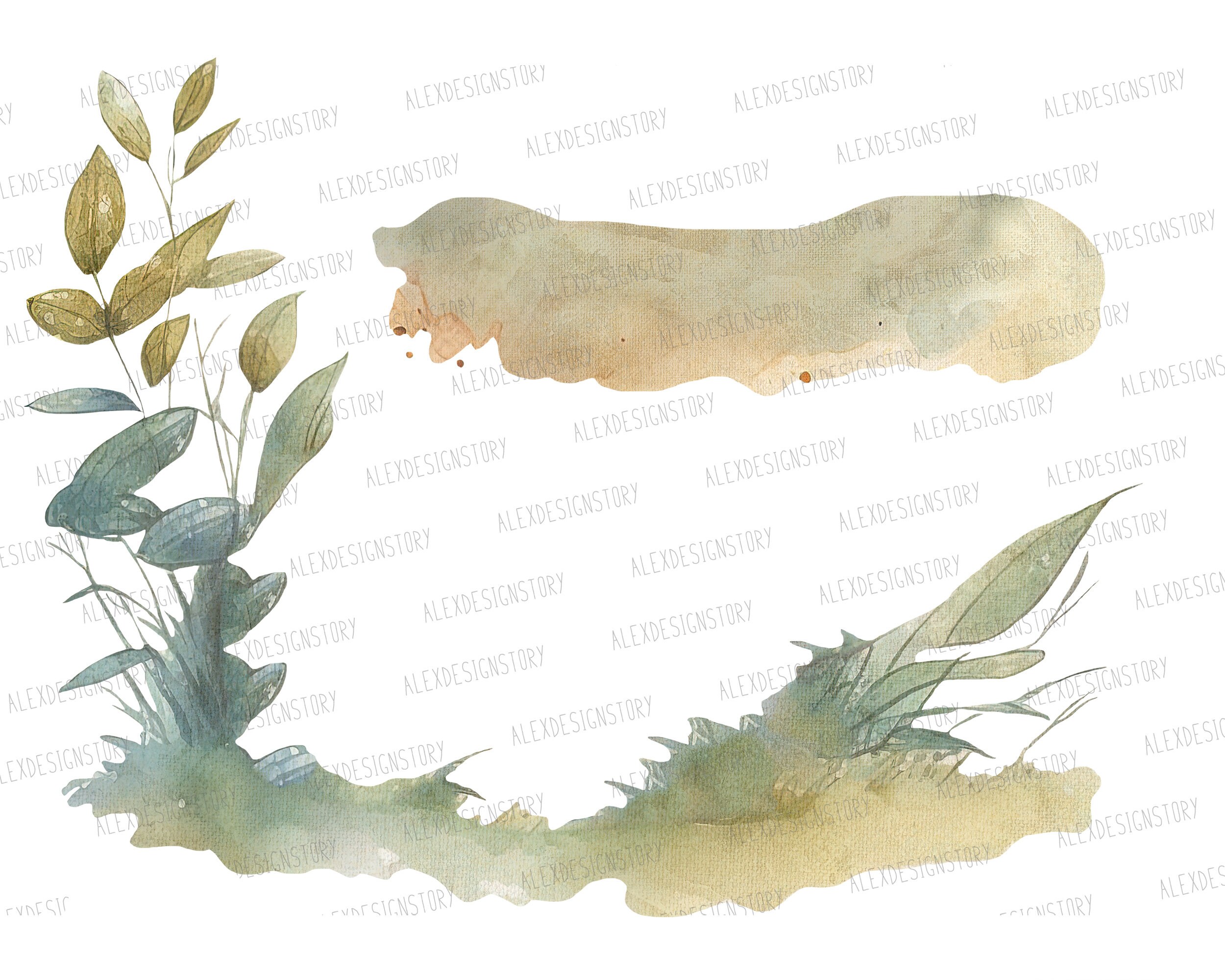 Watercolor Baby Tiger Clipart - Cute Baby Animal, Tiger Cubs, Cute ...