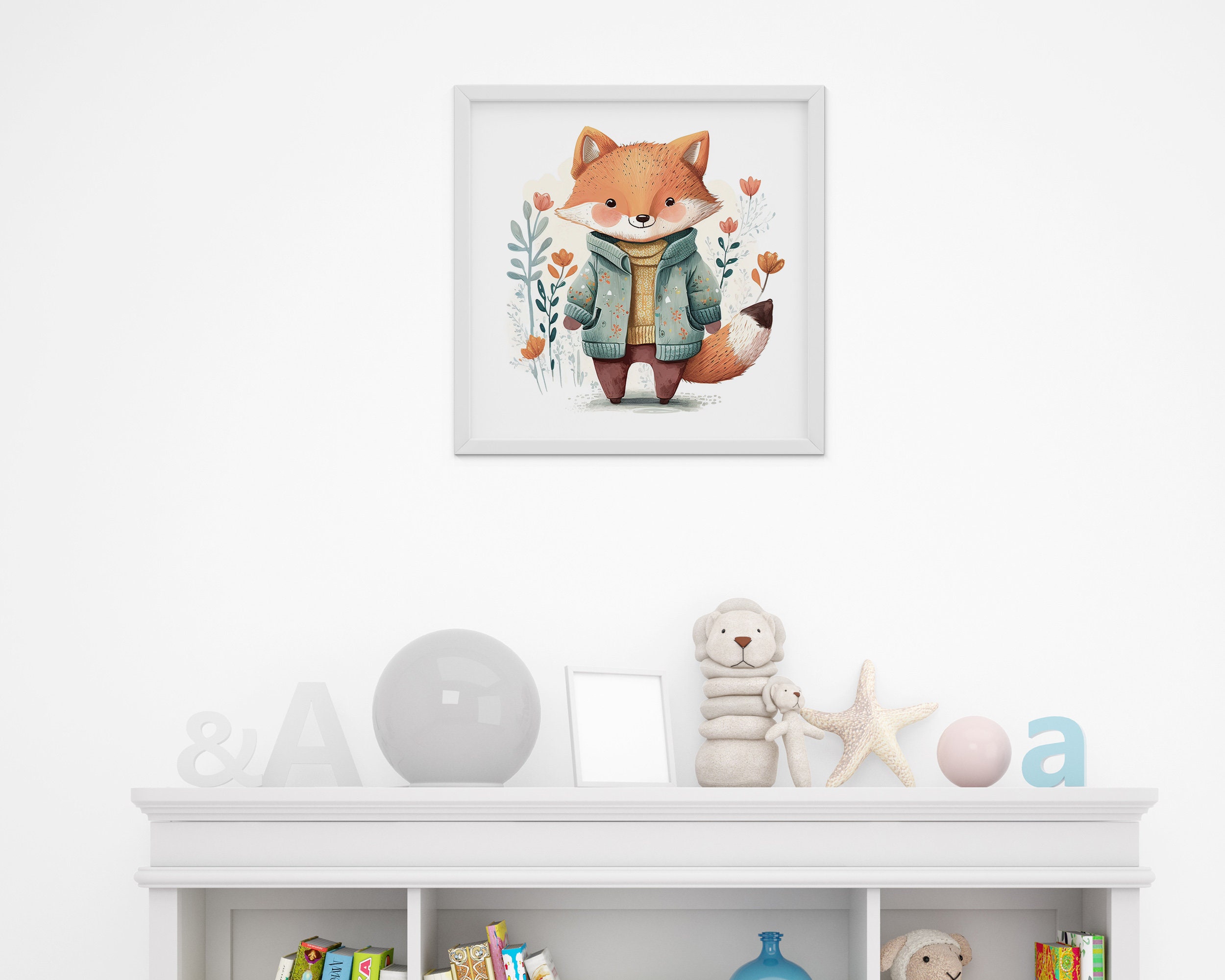 Cute Fox Clipart Printable Fox Art, Woodland Fox Png, Cute Printable ...