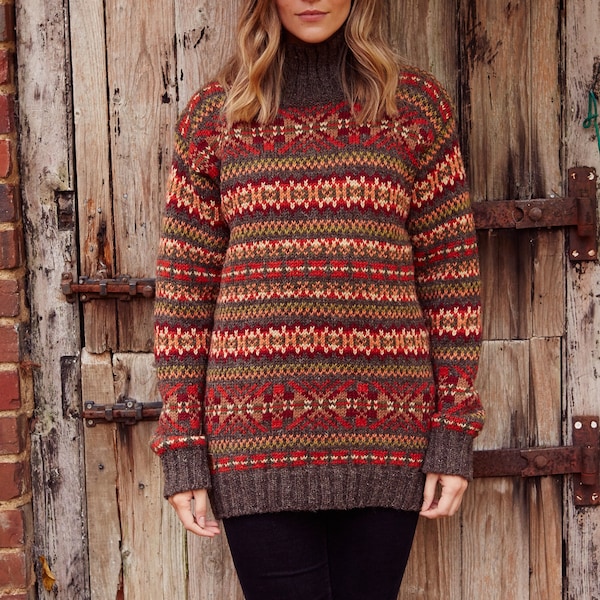 Fair Isle Jumper - Etsy UK