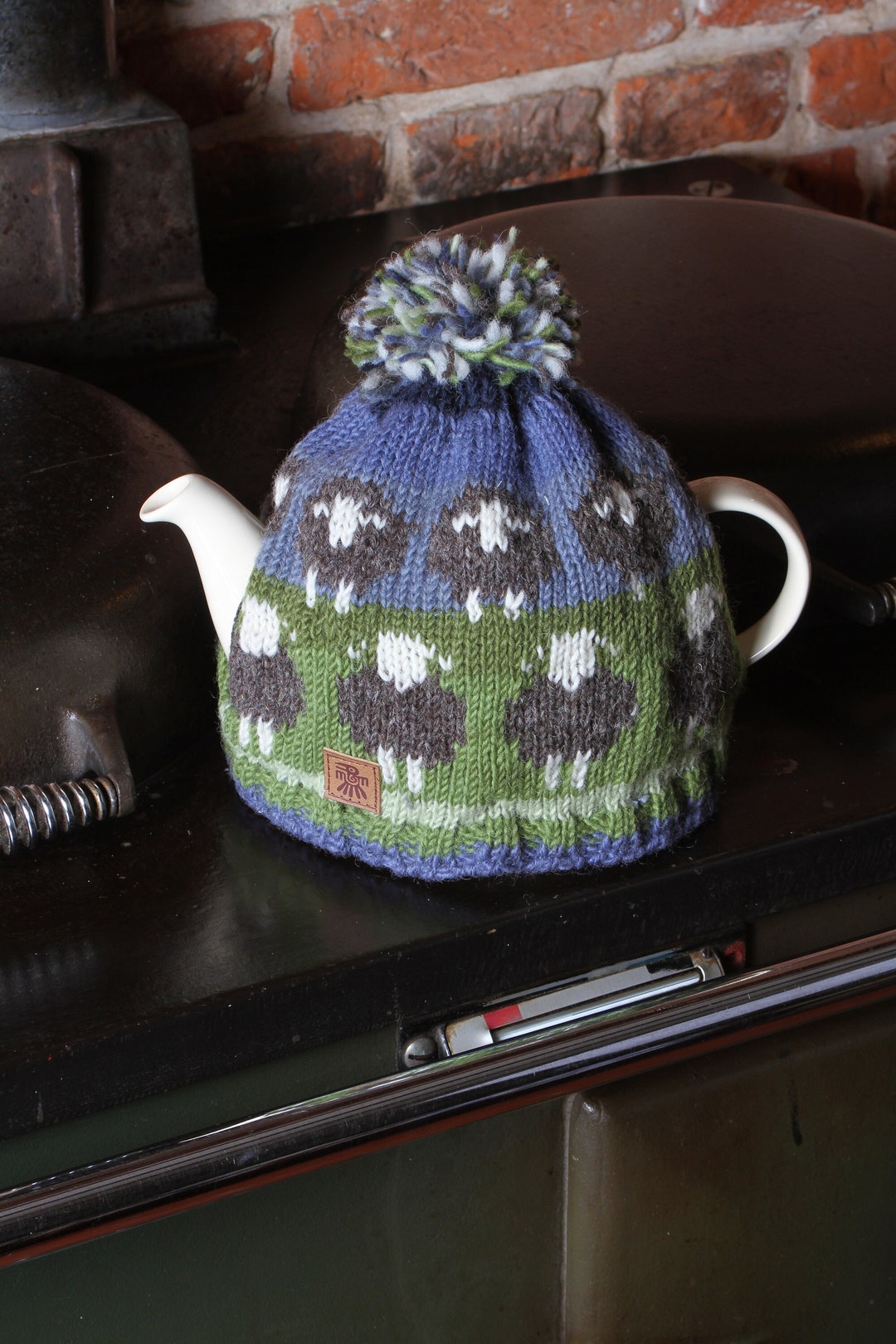 Flock of Herdwick Sheep Tea Cosy - Grey Sheep Tea Cosy - Sheep Tea Pot Cover - Herdi Lamb Tea ...