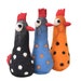 Funky Chicken Decoration - Hand Felted Chicken Ornament - Spring - Cute ...