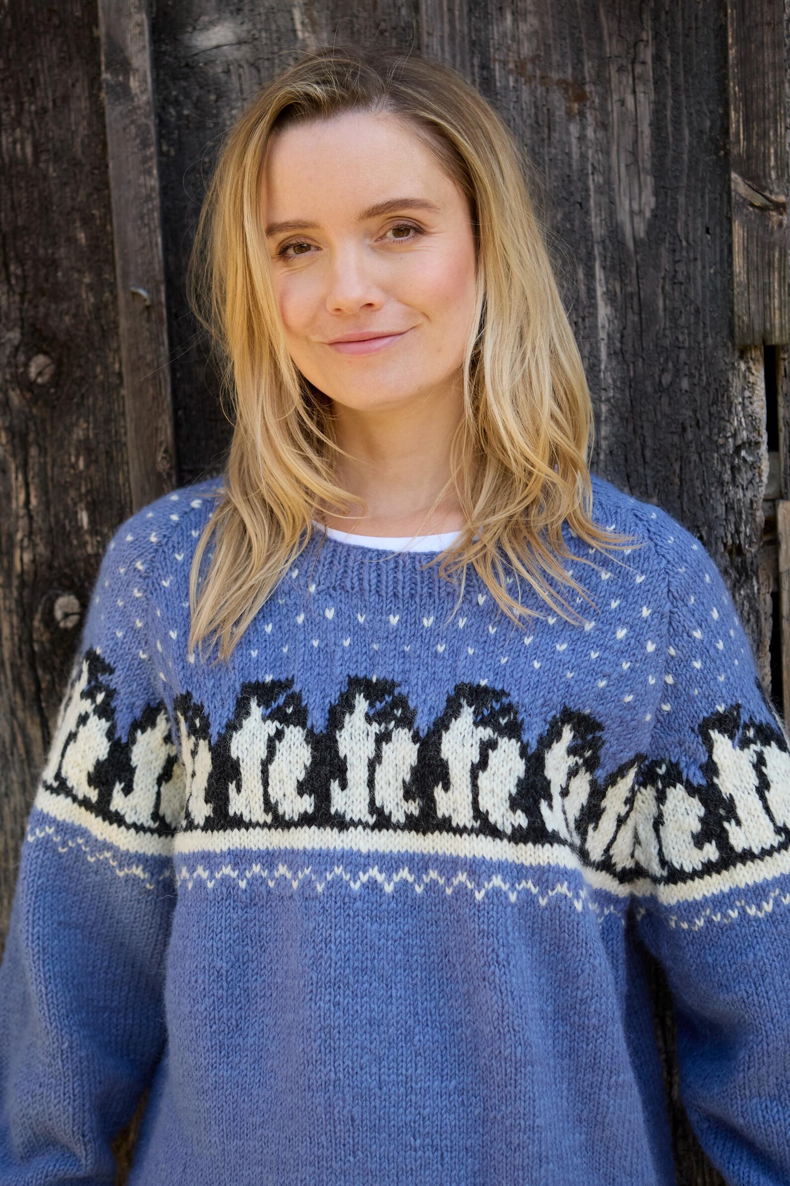Women's Knitted Penguin Sweater - Penguin Jumper - Knitted Pullover ...