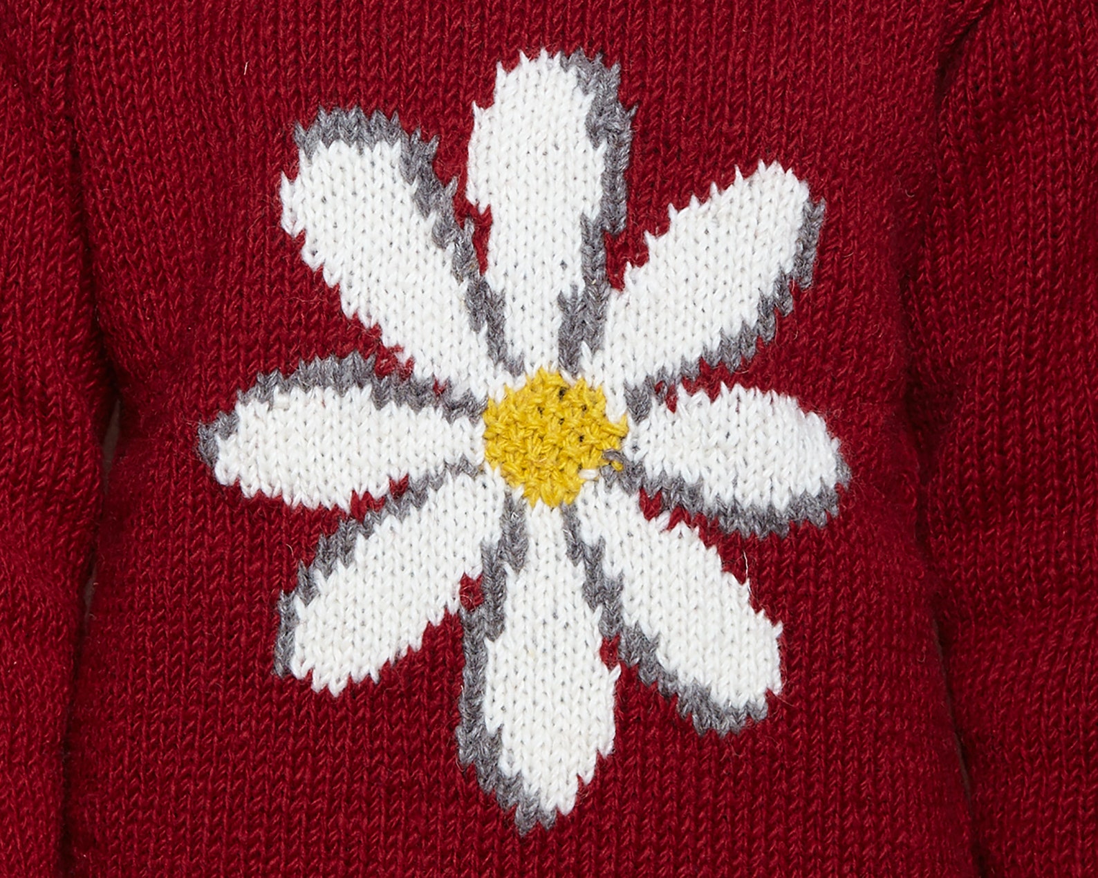 100% Wool Daisy Jumper Hand Knitted Sweater Fire Engine - Etsy