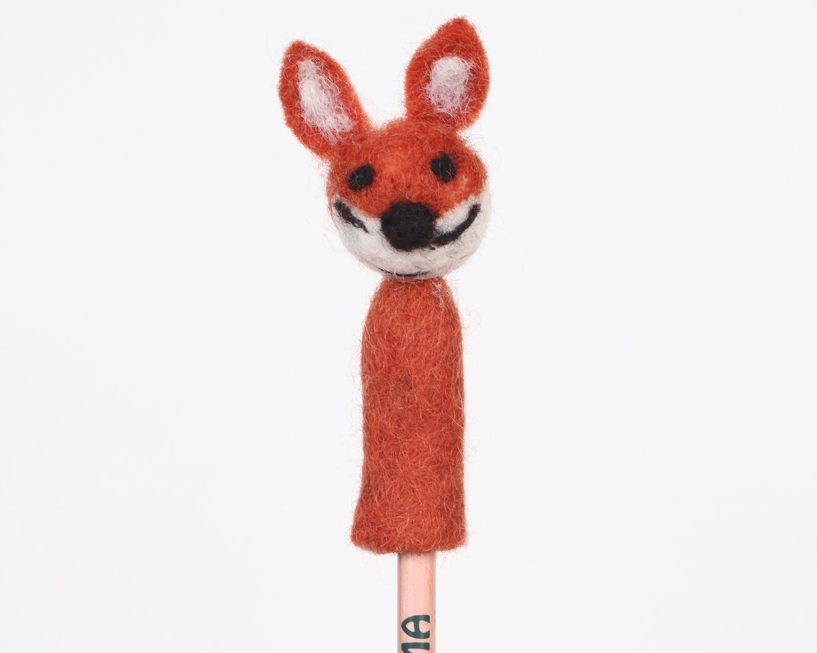 100% Handmade Felt Wool Pencil Toppers, Animal Pencil Toppers, Dog, Cat ...