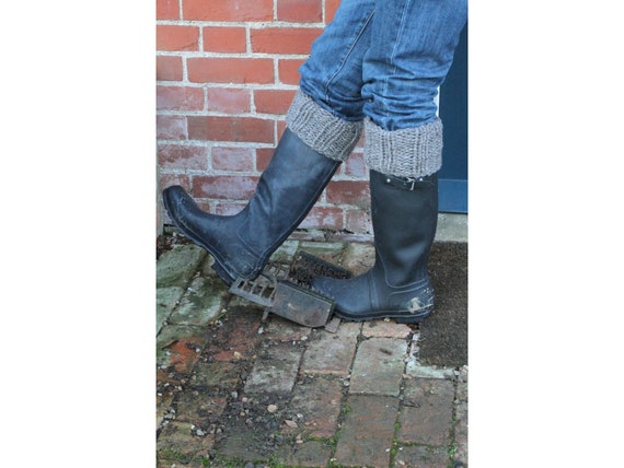 Hand Knitted Men's Welly Socks 100% Wool Fair Trade | Etsy